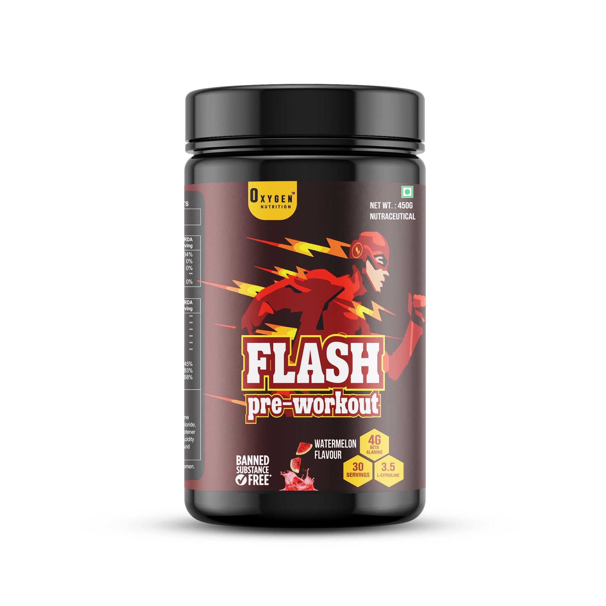 FLASH PRE-WORKOUT – Oxygen Nutrition